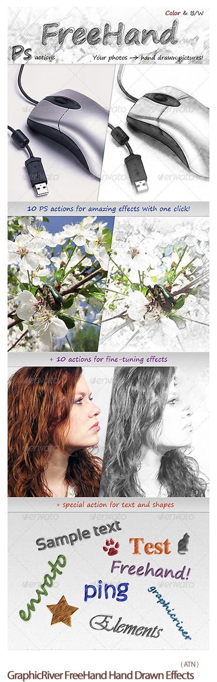 FreeHand Hand Drawn Effects | visualstorms visualstorms