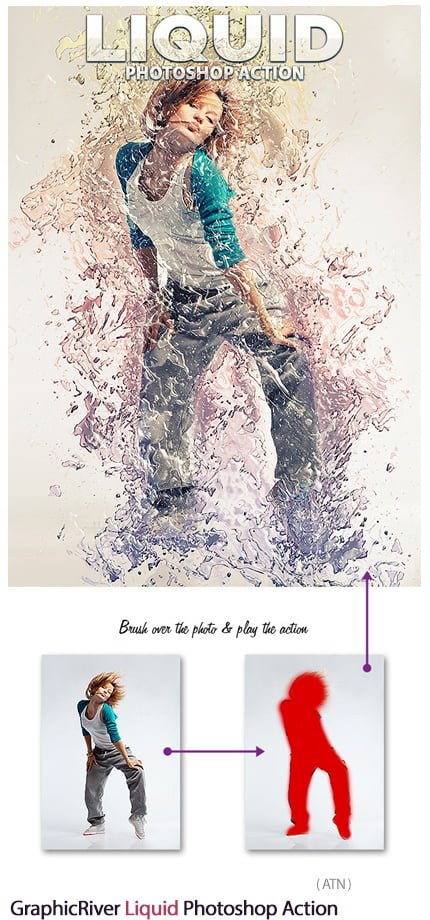 Liquid Photoshop Action | visualstorms