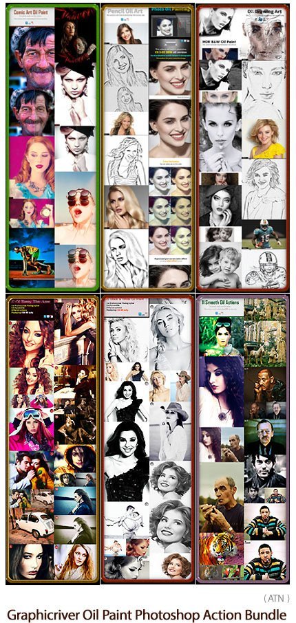 Oil Paint Photoshop Bundle | visualstorms visualstorms