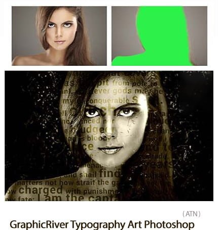 Typography Art Photoshop Action | visualstorms visualstorms