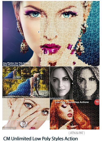 Unlimited Low Poly Styles Action | visualstorms visualstorms