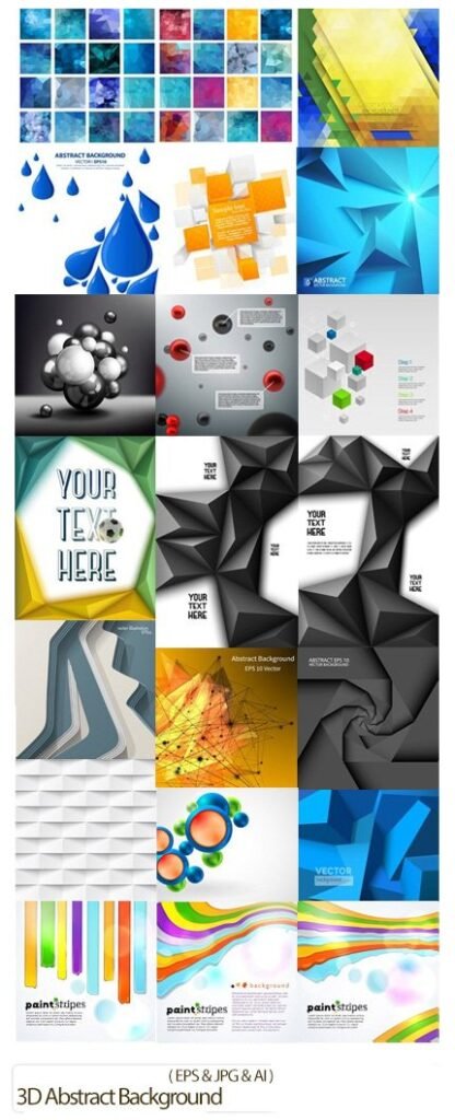 3D Abstract Background | visualstorms