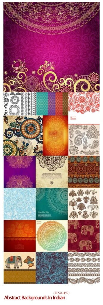 Abstract Backgrounds In Indian Style | visualstorms