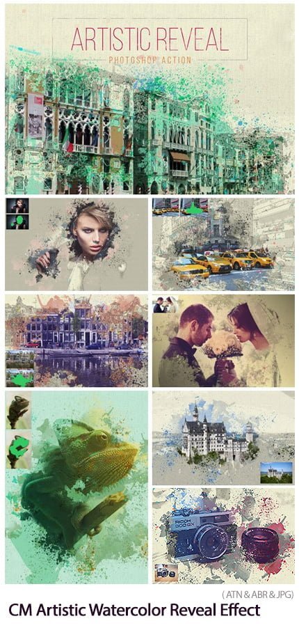 Artistic Watercolor Reveal Effect | visualstorms