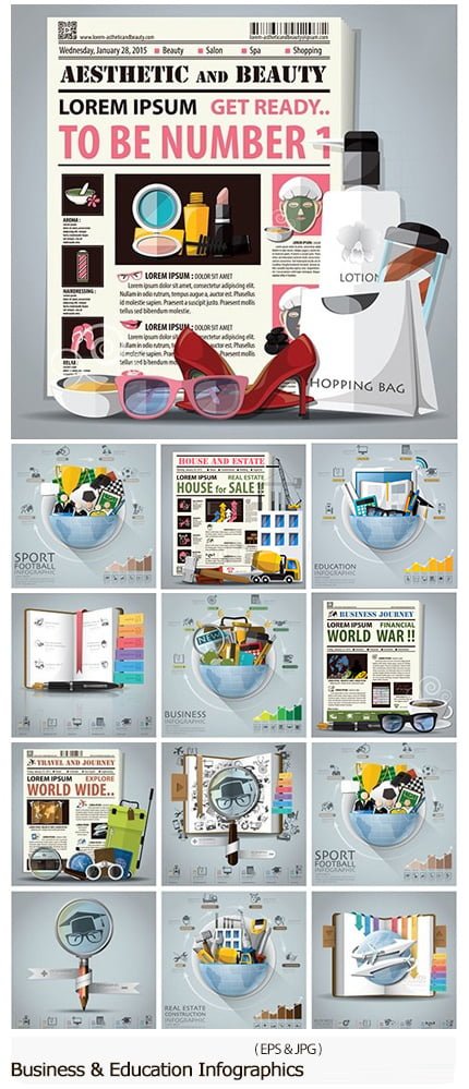 Business And Education Infographics | visualstorms