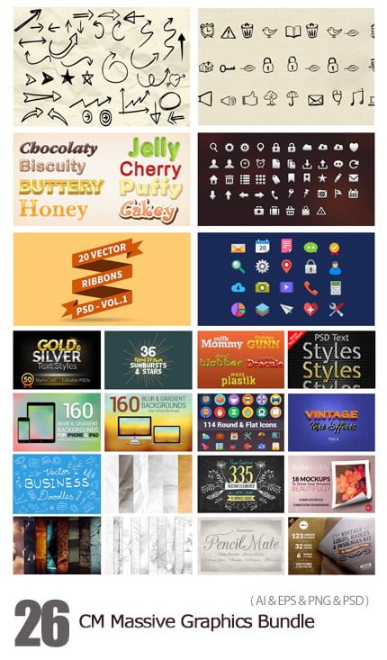 CM Massive Graphics Bundle | visualstorms