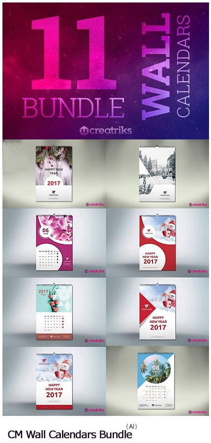 CM Wall Calendars Bundle | visualstorms