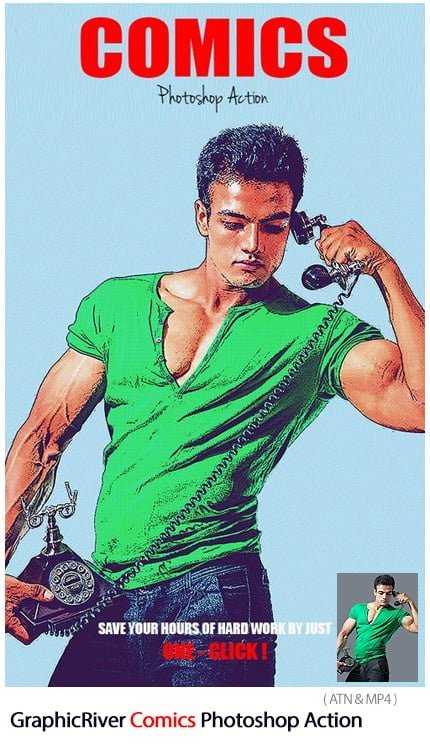 Comics Photoshop Action | visualstorms