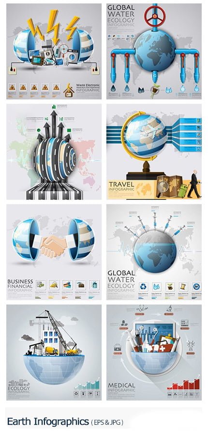 Earth Infographics | visualstorms