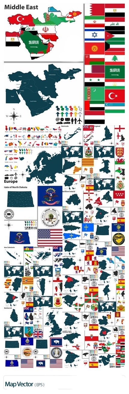 Map Vector | visualstorms