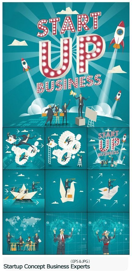 Startup Concept Business Experts | visualstorms