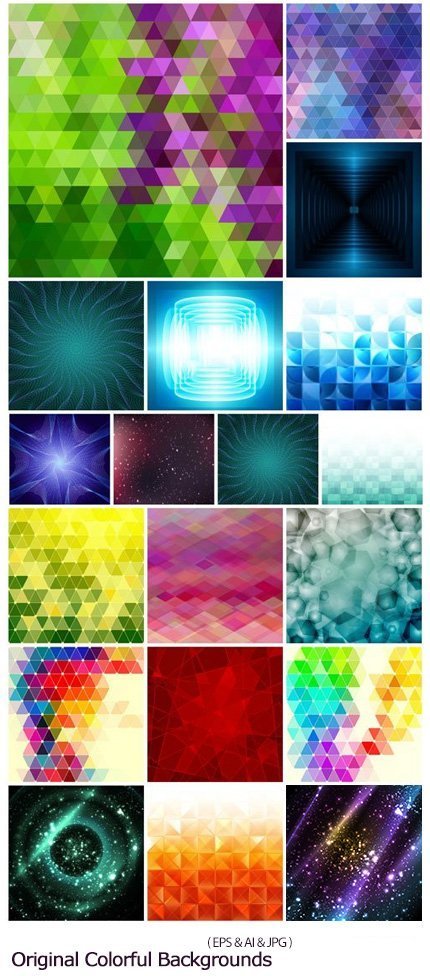 Vector Original Colorful Backgrounds Abstraction | visualstorms