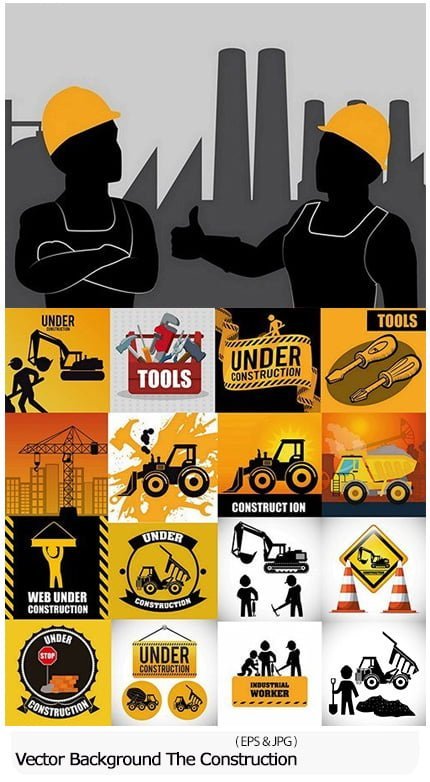 Vector Picture Background Is The Construction | visualstorms