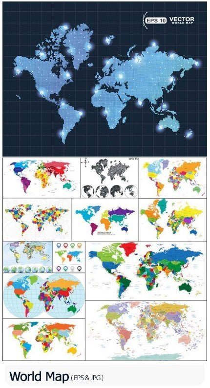 World Map | visualstorms