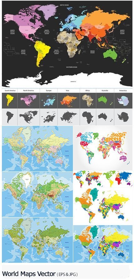 World Maps Vector | visualstorms