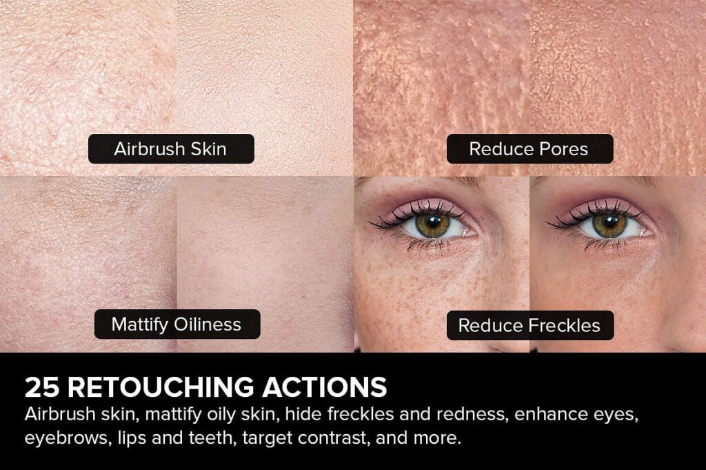 Skin Retouching Actions | visualstorms