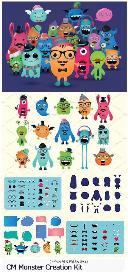 CM Monster And Character Creation Kit | visualstorms