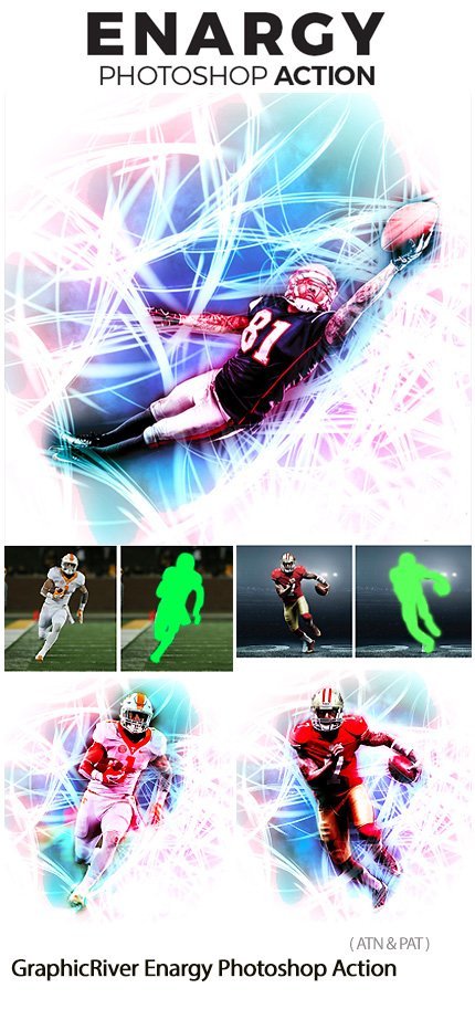 Enargy Photoshop Action | visualstorms