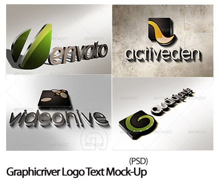 Graphicriver Logo Text MockUp psd | visualstorms