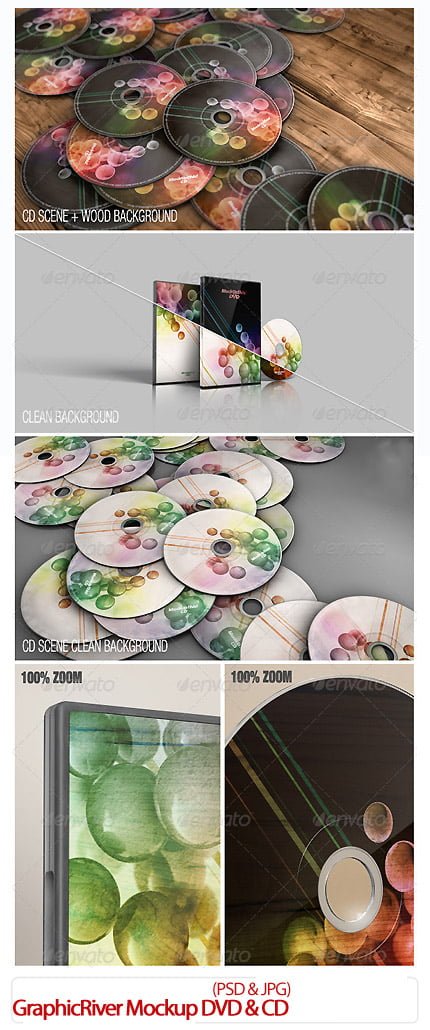 GraphicRiver Mockup This DVD And CD psd | visualstorms