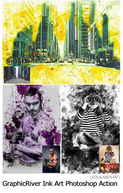 Ink Art Photoshop Action | visualstorms