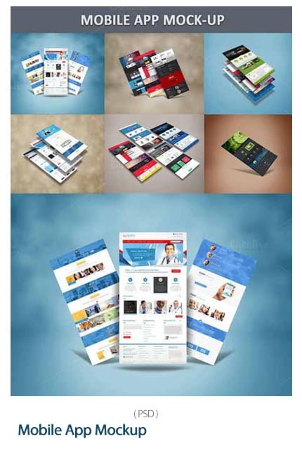 Mobile App Mockup psd | visualstorms