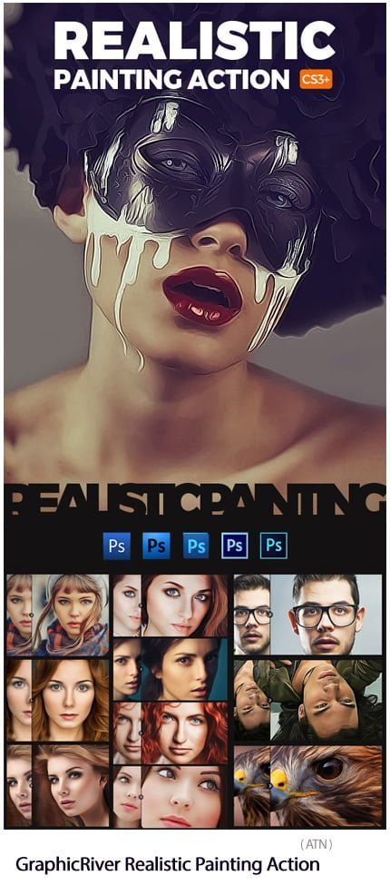 Realistic Painting Action | visualstorms Realistic Painting Action