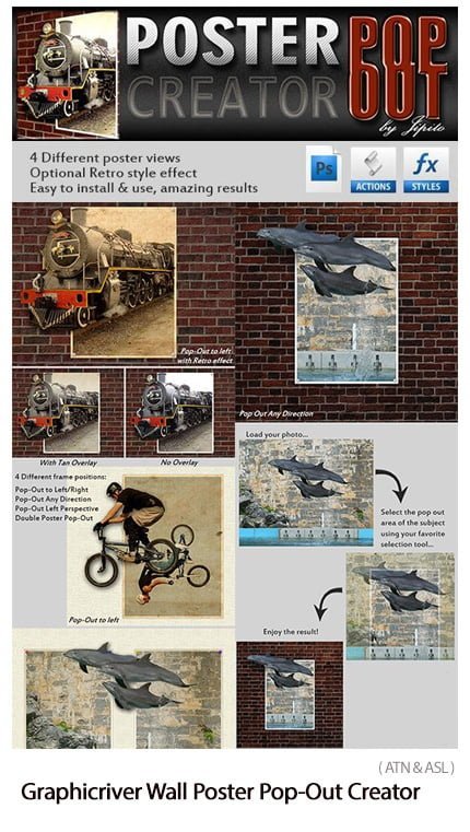 Wall Poster Pop-Out Creator | visualstorms