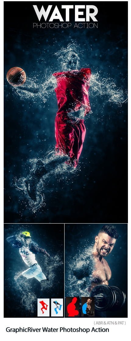 Water Photoshop Action | visualstorms Water Photoshop Action