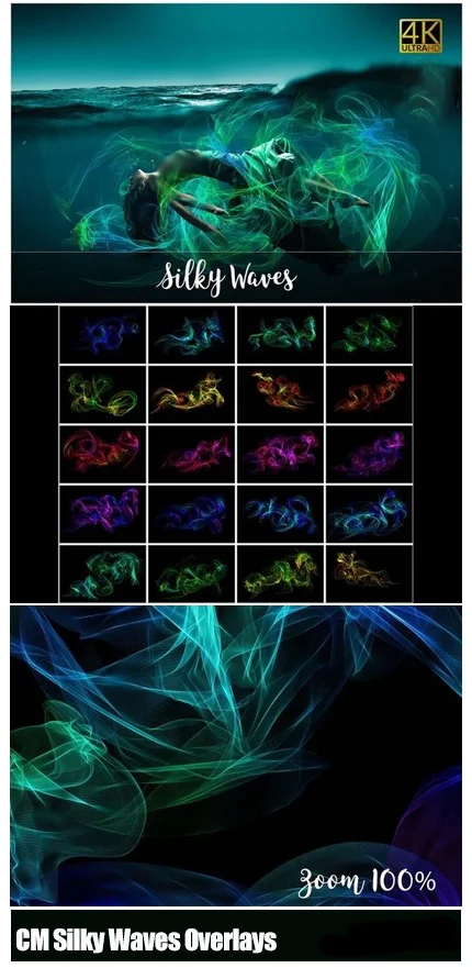 CM 4K Silky Waves Overlays | visualstorms