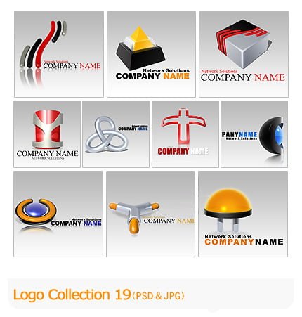 Logo Collection Psd 19 | visualstorms