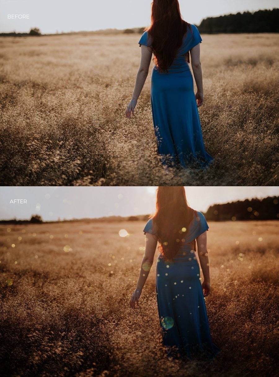 Golden Summer Photo Overlays | visualstorms