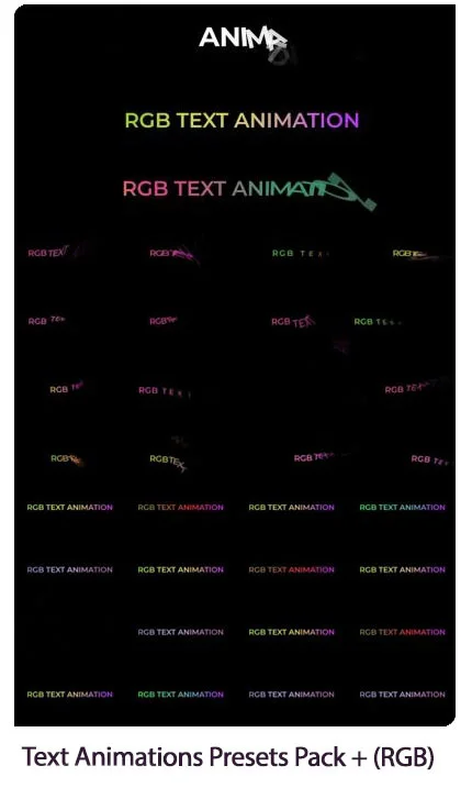 Text Animation Presets For After Effects | visualstorms