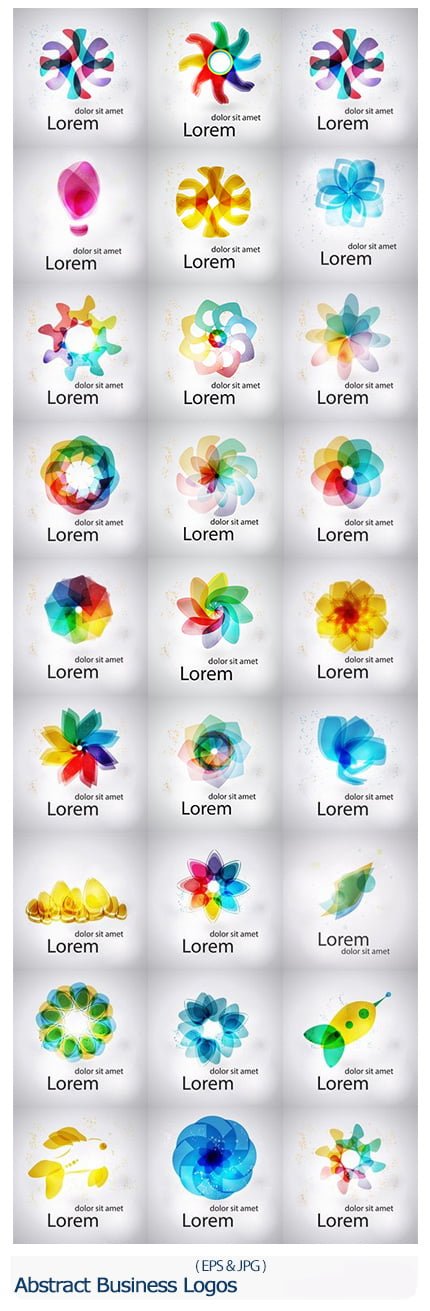Abstract Business Logos Icons Symbols | visualstorms