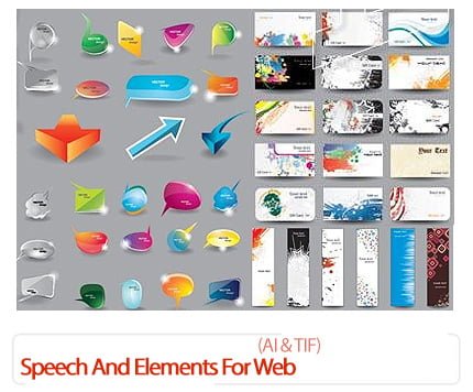Banner Bubbles For Speech And Elements For Web Design Vector | visualstorms