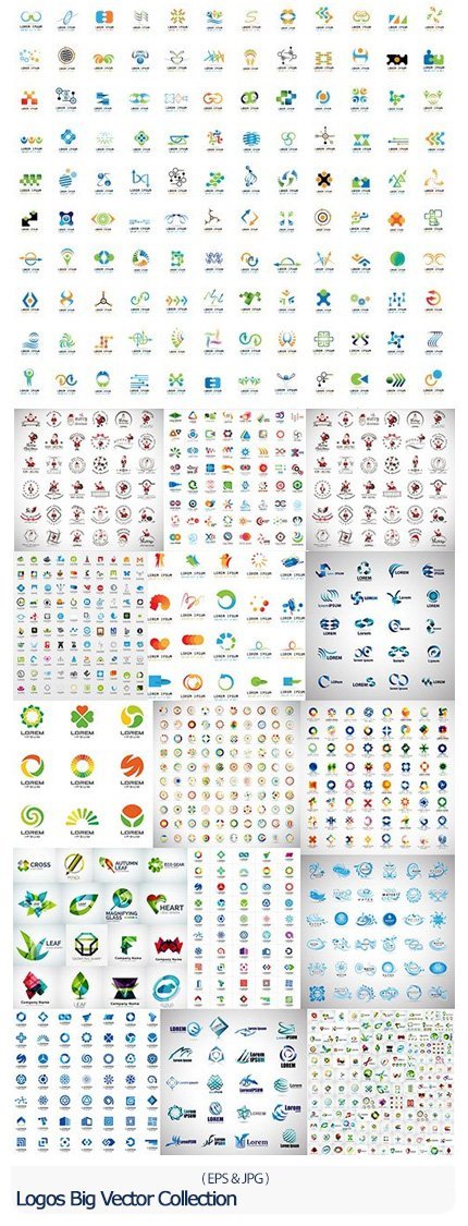 Logos Big Vector Collection | visualstorms
