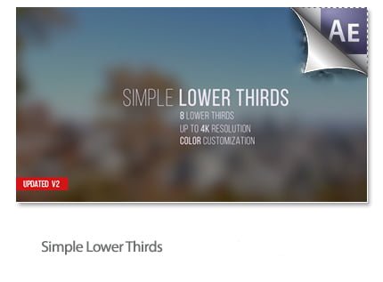 simple lower thirds | visualstorms