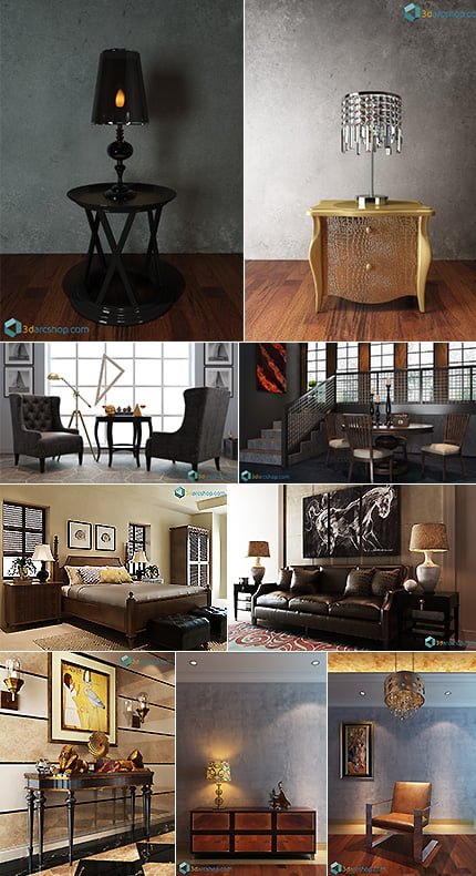 3darcshop 10 Sample Interior Vol 01 | visualstorms