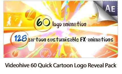 60 Quick Cartoon Logo Reveal Pack | visualstorms