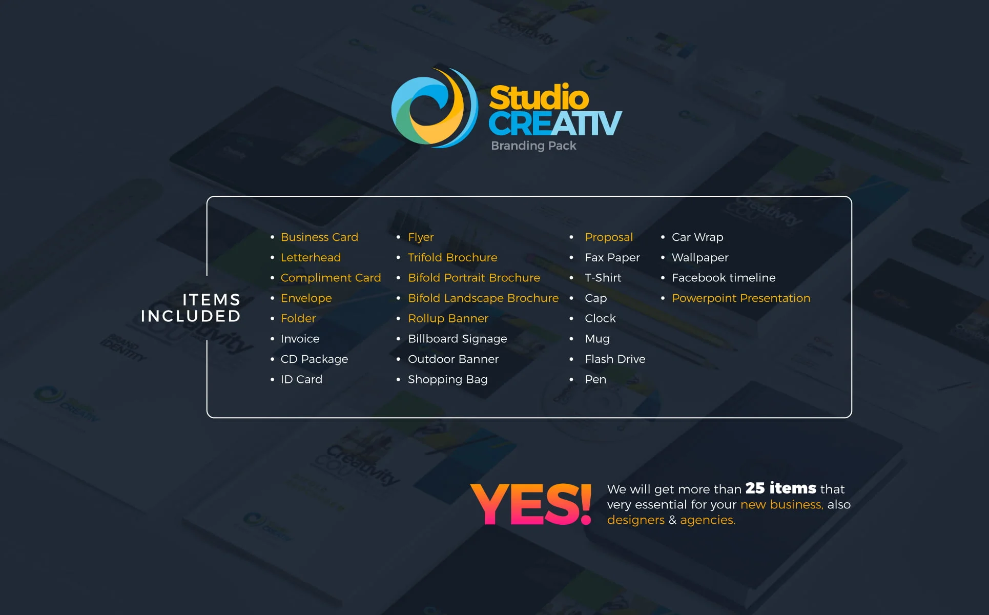 Creative Mega Branding Identity Pack | visualstorms