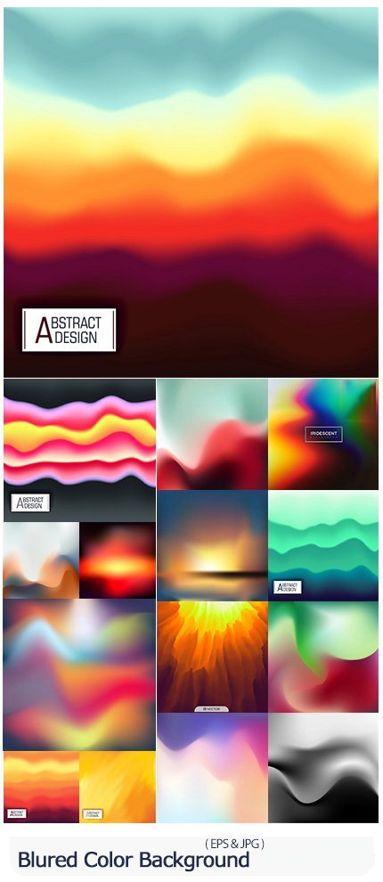 Blured Color Bright Decorative Collection Effect Background | visualstorms
