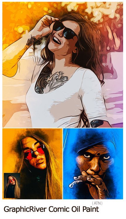 Comic Oil Paint | visualstorms