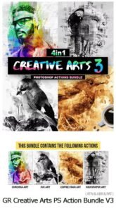Creative Arts Photoshop Action Bundle V3 | visualstorms