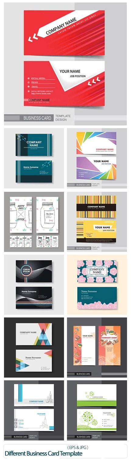 Different Business Card Template | visualstorms