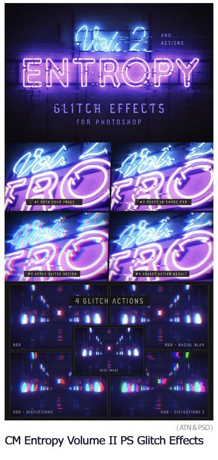 Entropy Volume II PS Glitch Effects | visualstorms