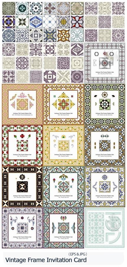 Old Vintage Frame Invitation Card Vector Image | visualstorms