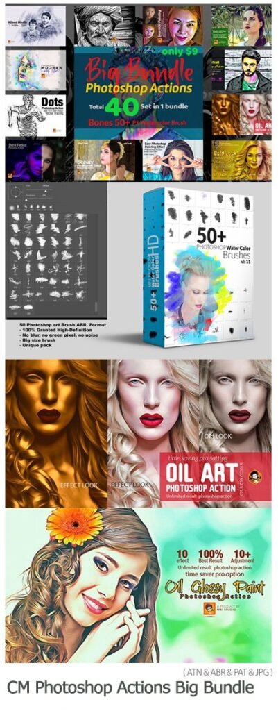 photoshop actions big bundle | visualstorms