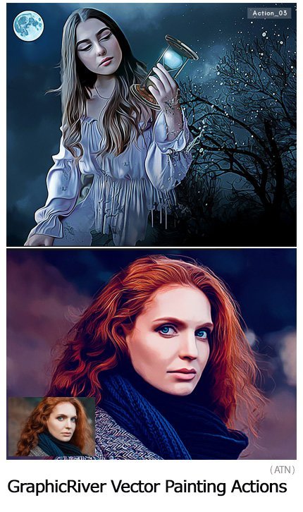 Vector Painting Actions | visualstorms