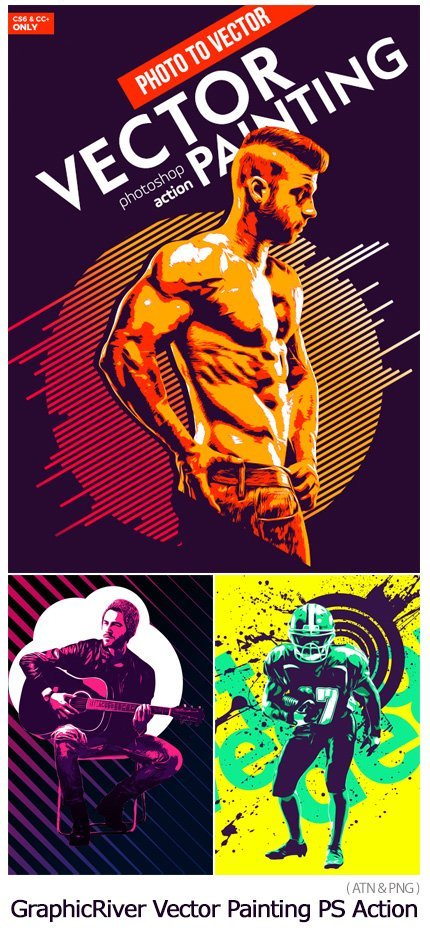 Vector Painting Photoshop Action | visualstorms