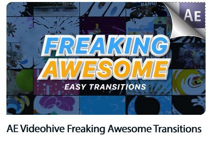 Freaking Awesome Transitions After Effects Template | visualstorms